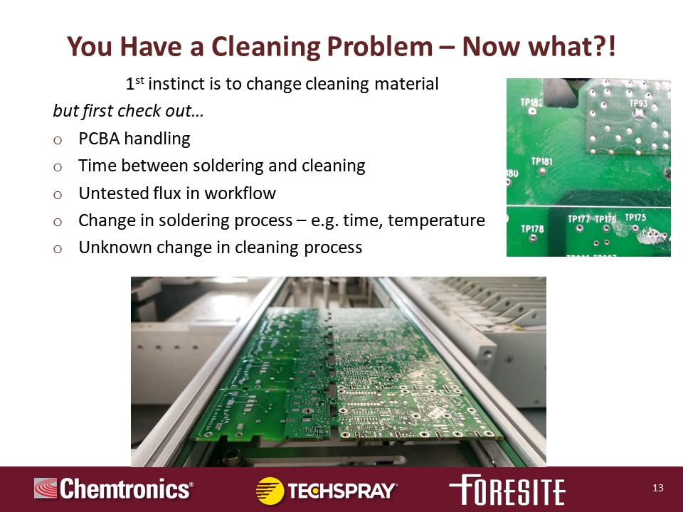 Webinar: PCBA Cleaning Defects – Product or Process? | Techspray - Asia ...